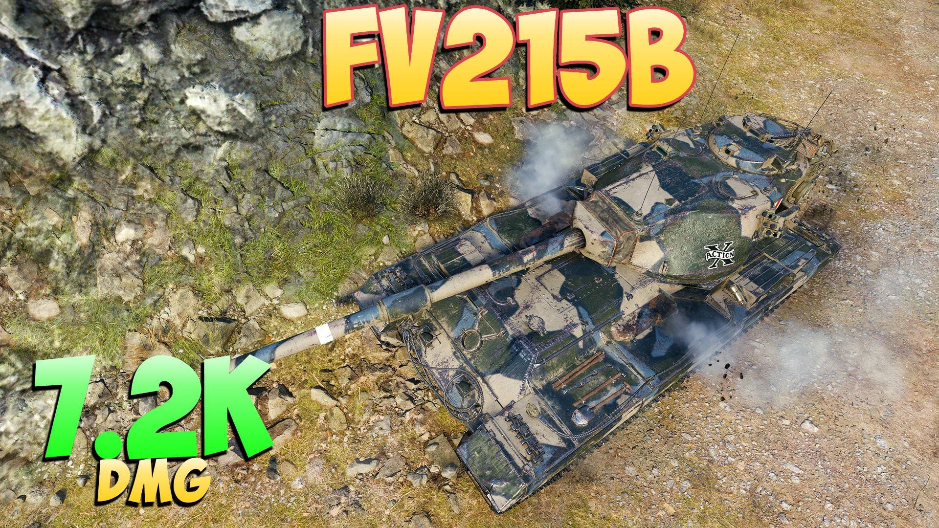 FV215b • Неудобный! - 4 Фрагов 7.2K Урона • Мир Танков