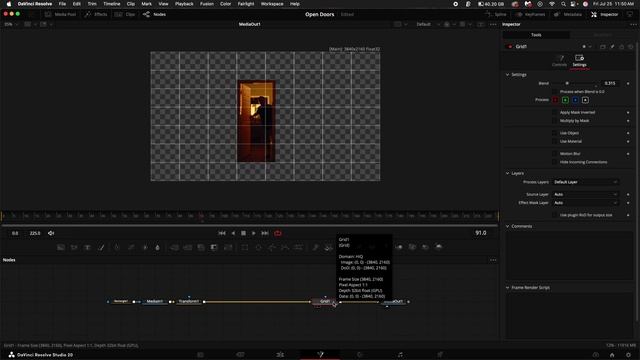 How I Made This INSANE Door Loop in Davinci Resolve
