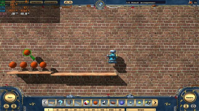 Crazy Machines 2 - тест G580 p960b 6gb ddr3 hd 4000 378mb (часть 3)