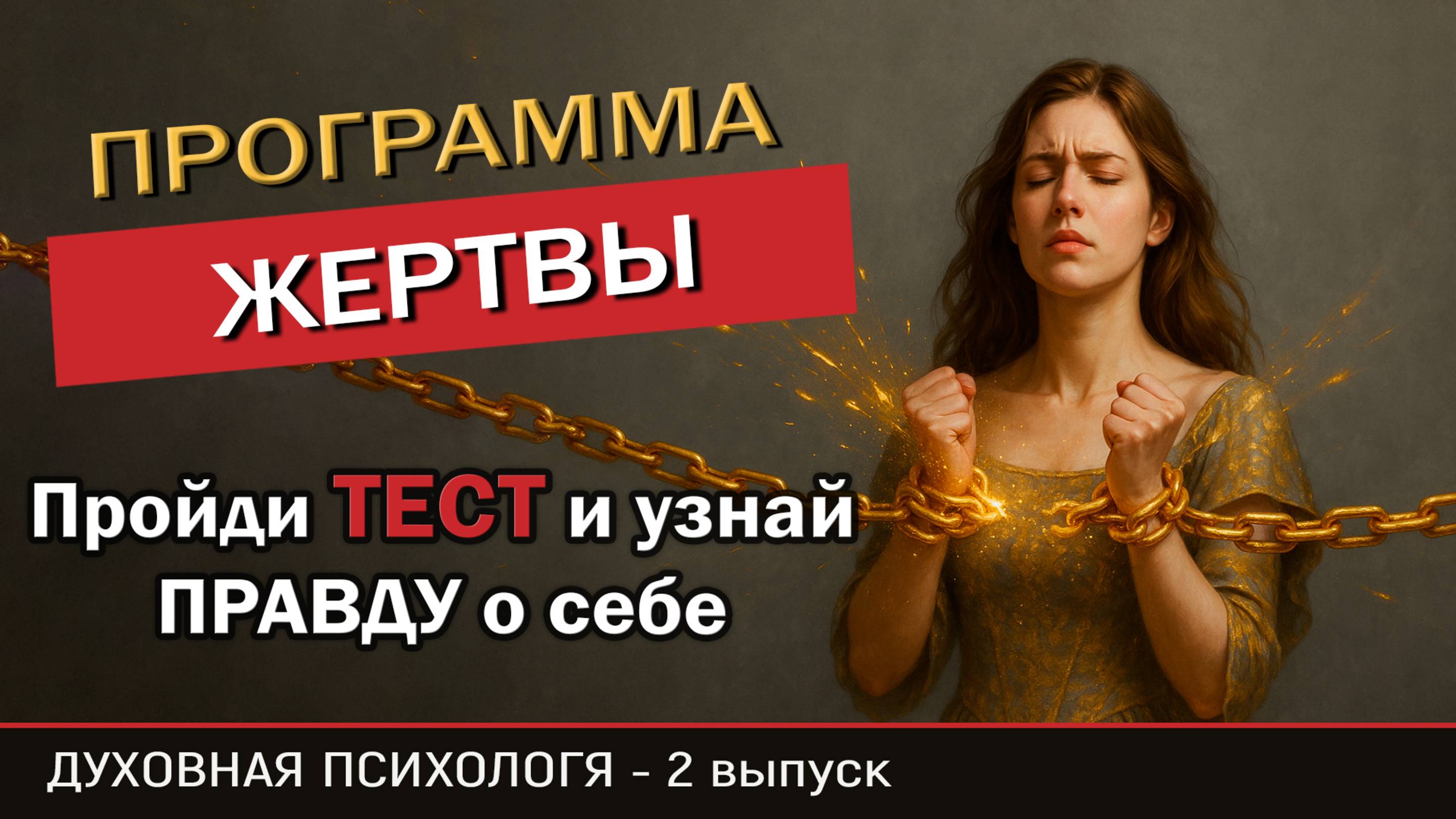 Тест - Насколько во мне активна программа жертвы - УЗНАЙ ПРАВДУ О СЕБЕ