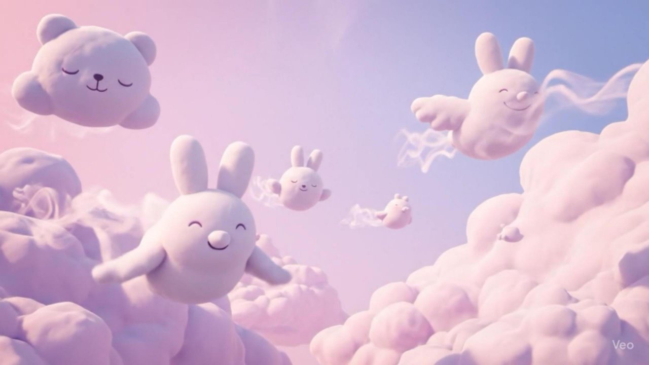 Бетховен «Буря» 🌤 | Зефирные облака и радуга | Классика для детей