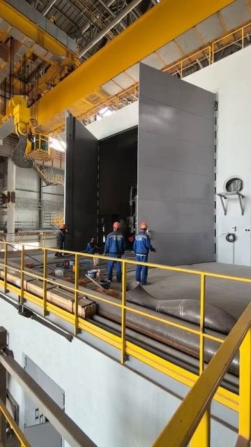 Ворота ВПР распашные сверхбольшие 8х8 метров