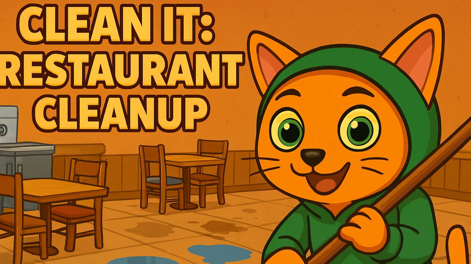 Игротека YouTube: Clean It: Restaurant Cleanup