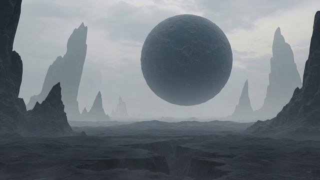FLOATING MONUMENT ｜ Dark Dystopian Ambient ｜ Alien World Soundscape ｜ Dystopian Ambience, Background