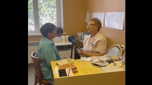 Сегодня мультидисплинарная бригада медиков проводит медицинский прием в Юстинском районе п.Бергин