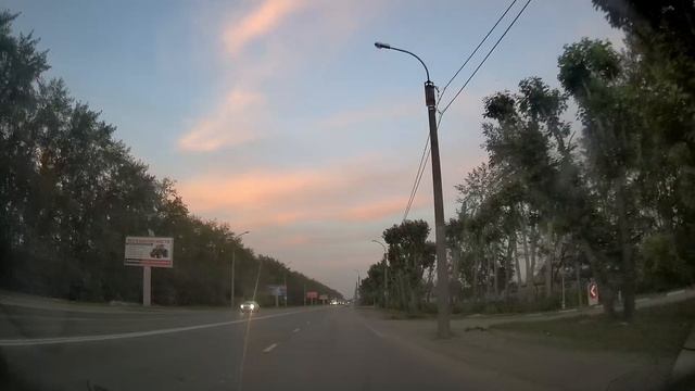 Поездка по улицам Тюмени и в посёлок Боровский