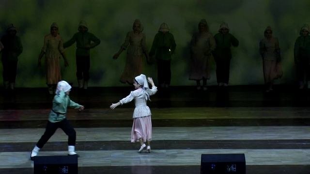 Народный ансамбль "Колхида". Фрагмент из Концерта "Юбилей 95" - в честь Юбилея Р.А.Джаниашвили.