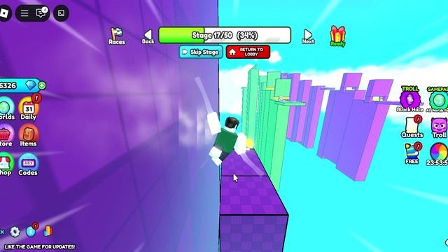 Roblox паркур прохождение