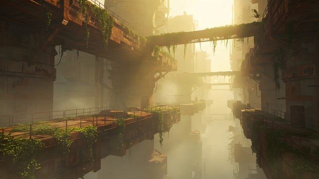 FORGOTTEN CITY ｜ Dark Dystopian Ambient ｜ Alien World Soundscape ｜ Dystopian Ambience, Background-(1