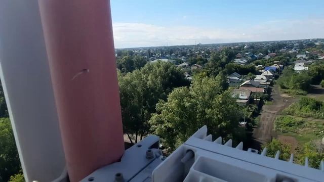 Вид с вышки сотовой связи на ул. Ростовской. 😊