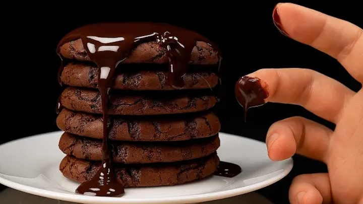 Идеальное Печенье «БРАУНИ», секрет красивых трещин...🍪🍫☕😋    Рецепт в описании ✍️