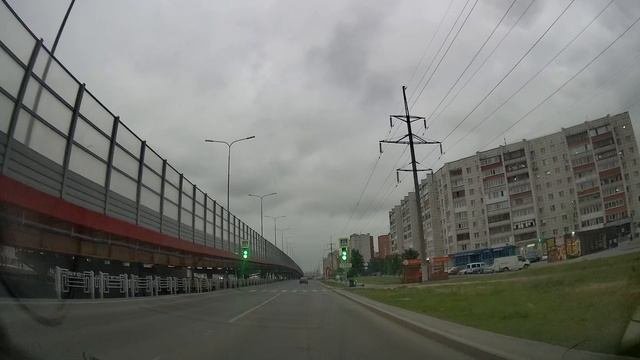 Поездка по городу Тюмени на Ставропольскую