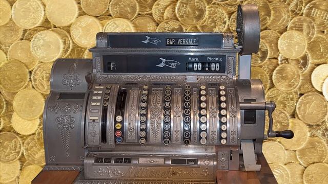 Звук старого кассового аппарата. Звонок старого кассового аппарата.