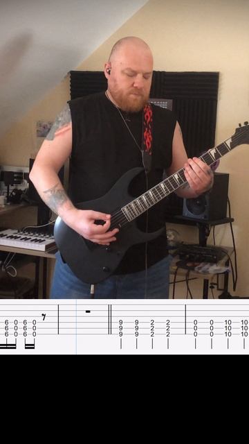 Rammstein - Sonne (Guitar tabs - Verse II + Chorus)