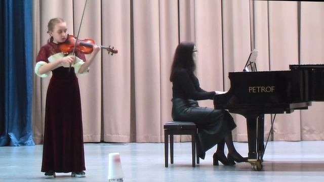 Таисия Белкина (скрипка) - Шарль Данкля "Концертное соло"