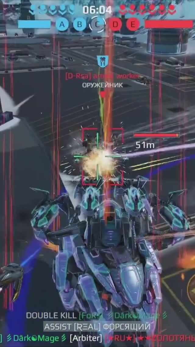 Новый робот Steel Stryx сносит фулового нового титана Аталаса за 6 выстрелов за 8 секунд War Robots