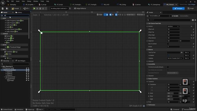 16 - Lesson 15 Character Widget Creation in UE5 Integrating Music Transitions