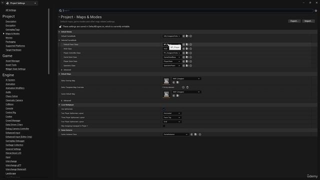 7. Applying the Player Camera as Default