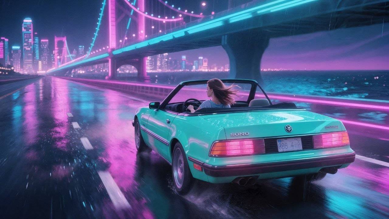 Top Down in 1986 // Ultimate Retrowave Ride / Synthwave Mix