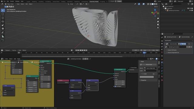580249-06 - Scaling The Instances - Blender 3D Create Satisfying Animations With Geometry Nodes!