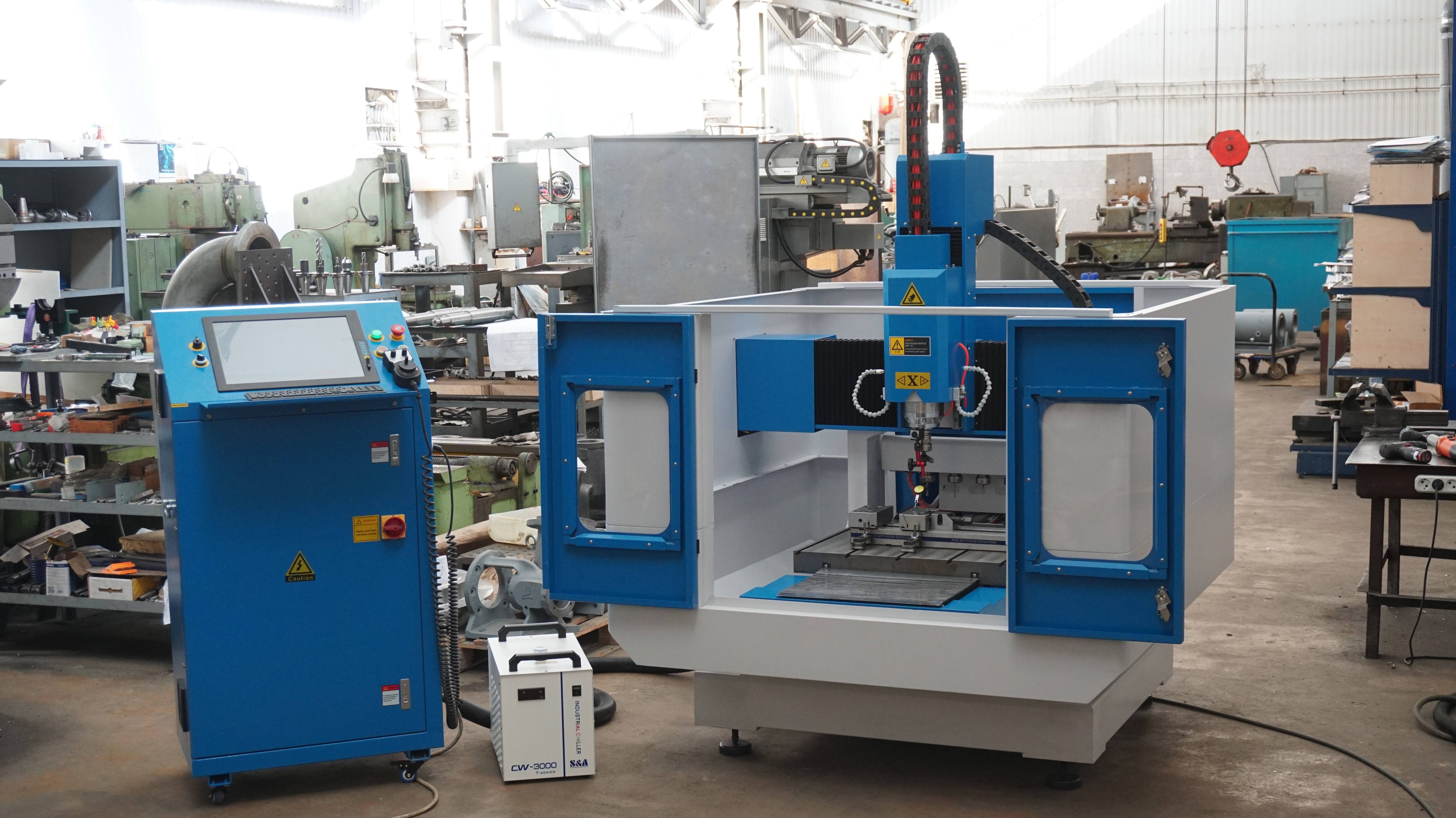 DIRTEC 6060ATC-S - серво, автосмена инструмента, стойка Syntec, фрезеровка алюминия (рабочие тесты)