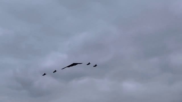 В Честь Путина Устроили Авиапарад На Аляске.