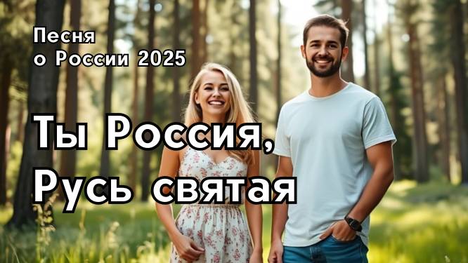 "Ты Россия, Русь святая!"- красивая песня о России