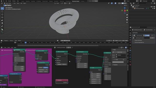 580249-05 - Instancing - Blender 3D Create Satisfying Animations With Geometry Nodes!