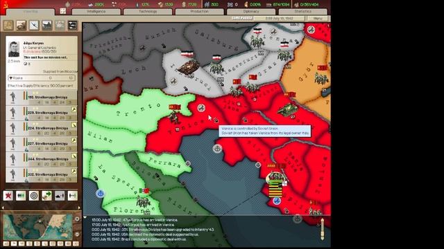 Hearts of Iron 2. СССР. Часть 4. 1942. Капитуляция Германии.