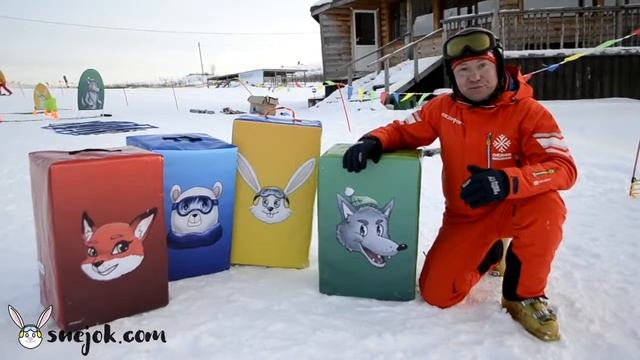 МЯГКИЕ КУБЫ _ Оборудование для горнолыжного детского парка