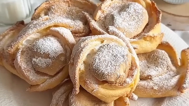 Хрустящее и при этом нежное Печенье «Крылья Ангела»...🍪☕😋 Рецепт в описании ✍️