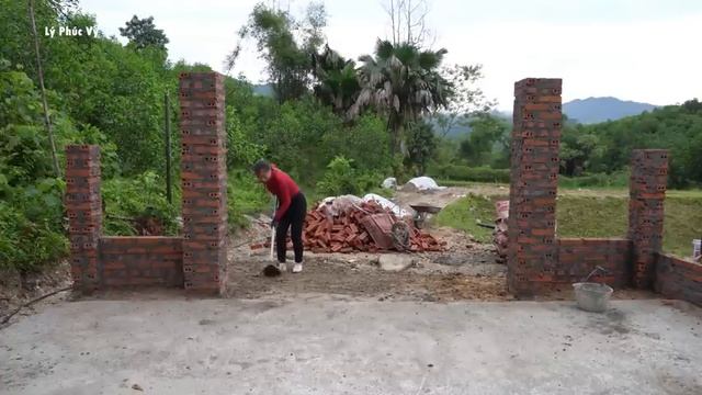 Full Video: 150 Days Building Many Red Bricks To Form Vegetable Beds. Ly Phuc Vy