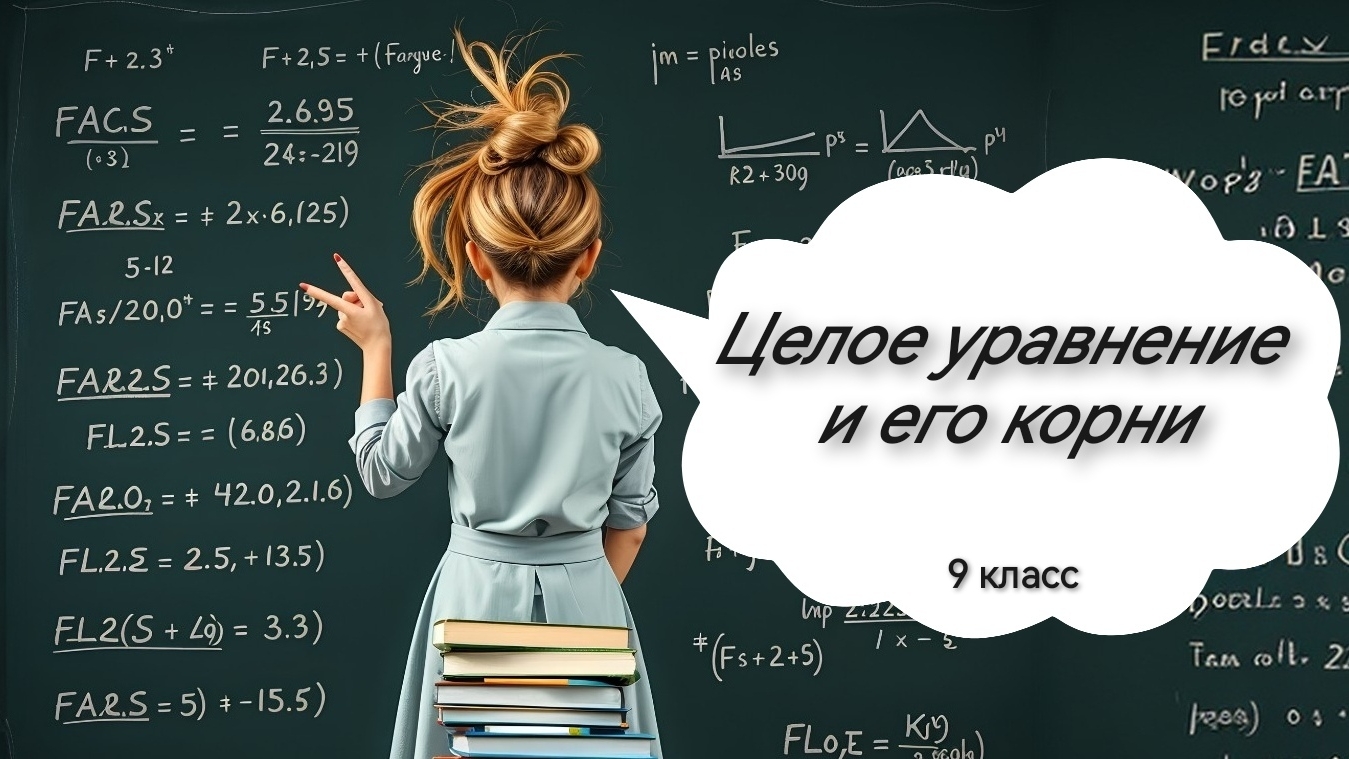 Целое уравнение и его корни. Алгебра. 9 класс