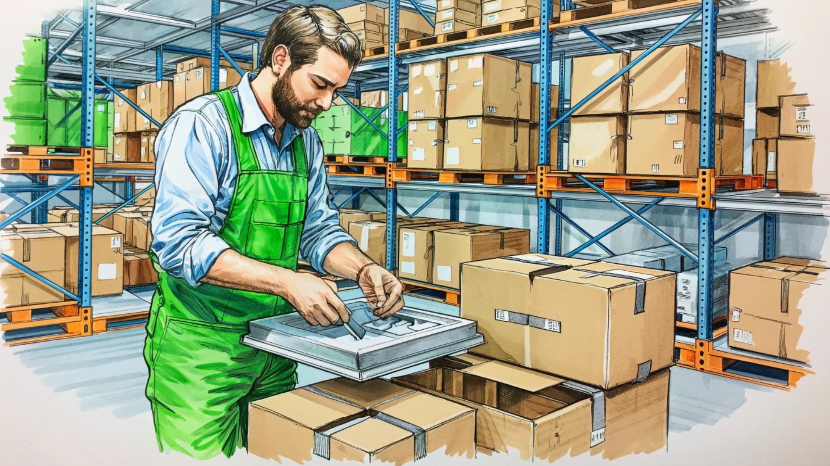 По итогам очередной смены на складе WILDBERRIES