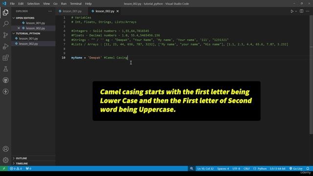 4 -Intro to variables and declarations