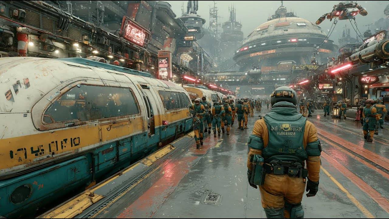 Terminal Core / Futuristic Transit & Cyberpunk Ambience