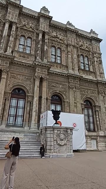 Дворец Долмабахче, парк, набережная, Стамбул, Турция (Dolmabahche Palace, Park, Promenade, Istanbul)