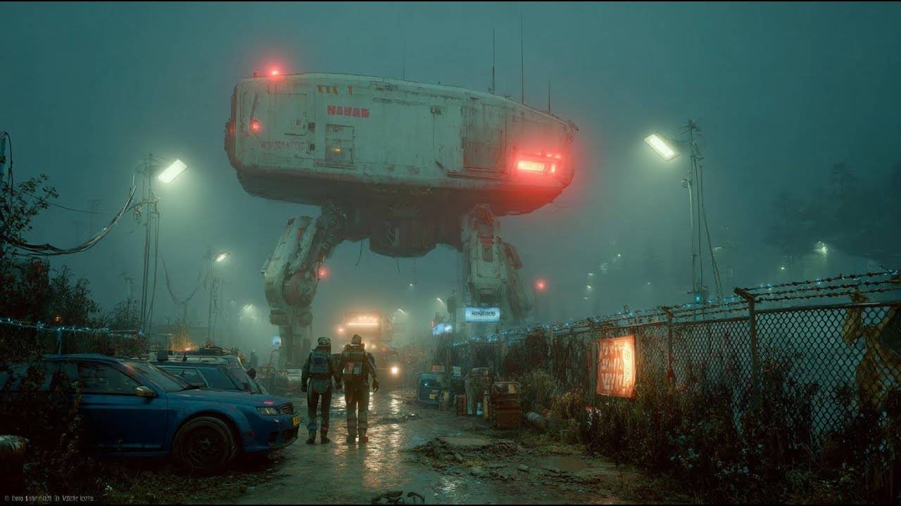 Sector 7-B / Cyberpunk Visual & Dark Ambient Soundscape
