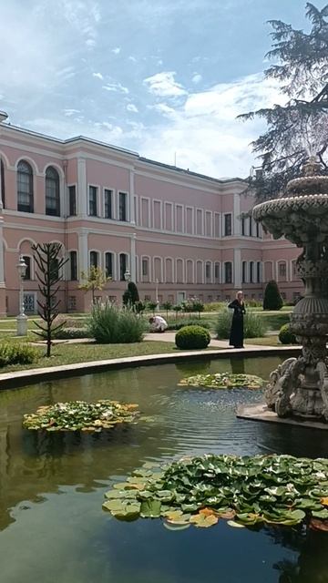 Дворец Долмабахче, Сад в гареме, Стамбул, Турция (Dolmabahche Palace, Garden in Harem, Istanbul)