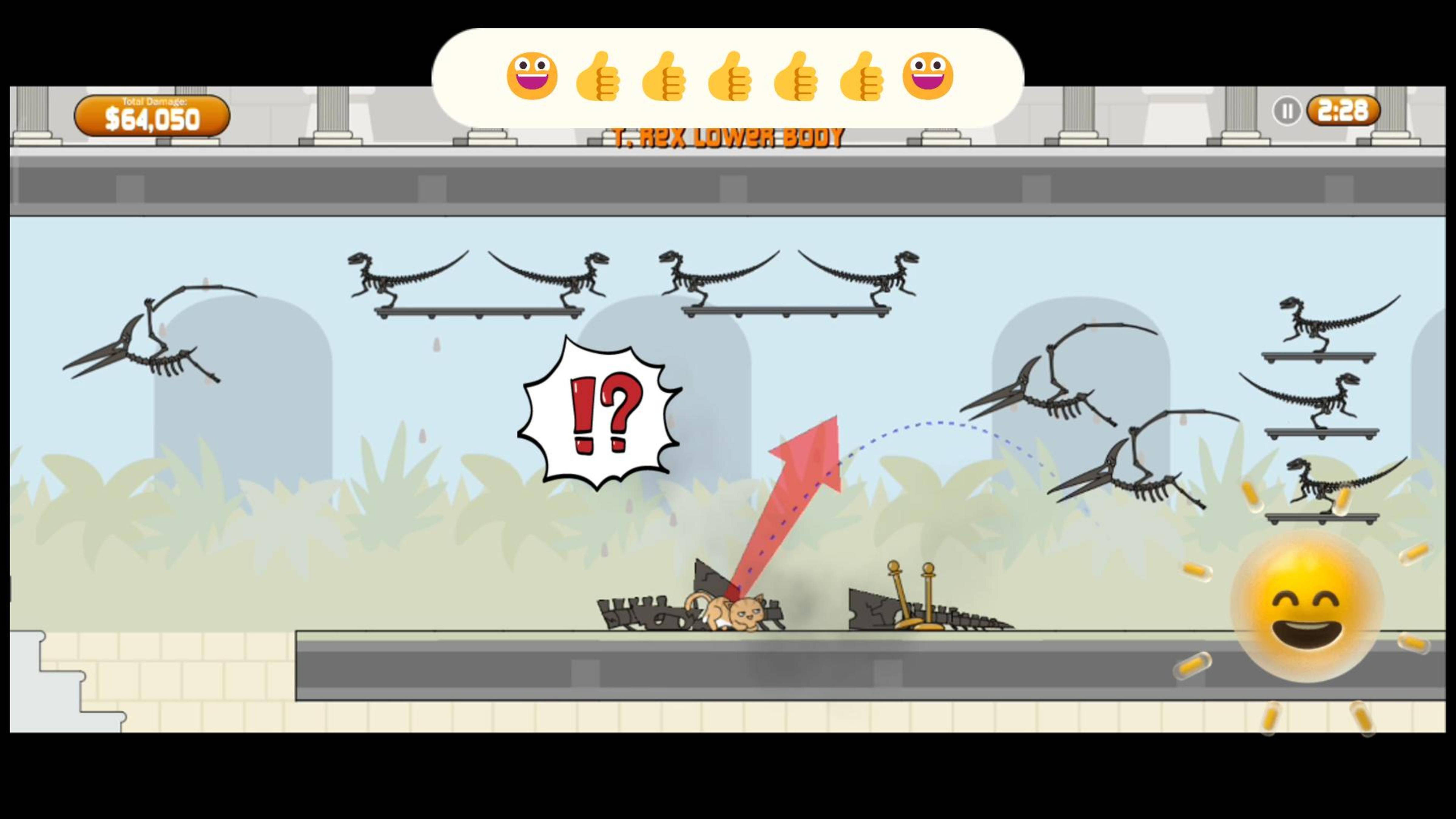 малыш комментирует игру, непослушный котик снова в музее😎#игры #котэ #котики