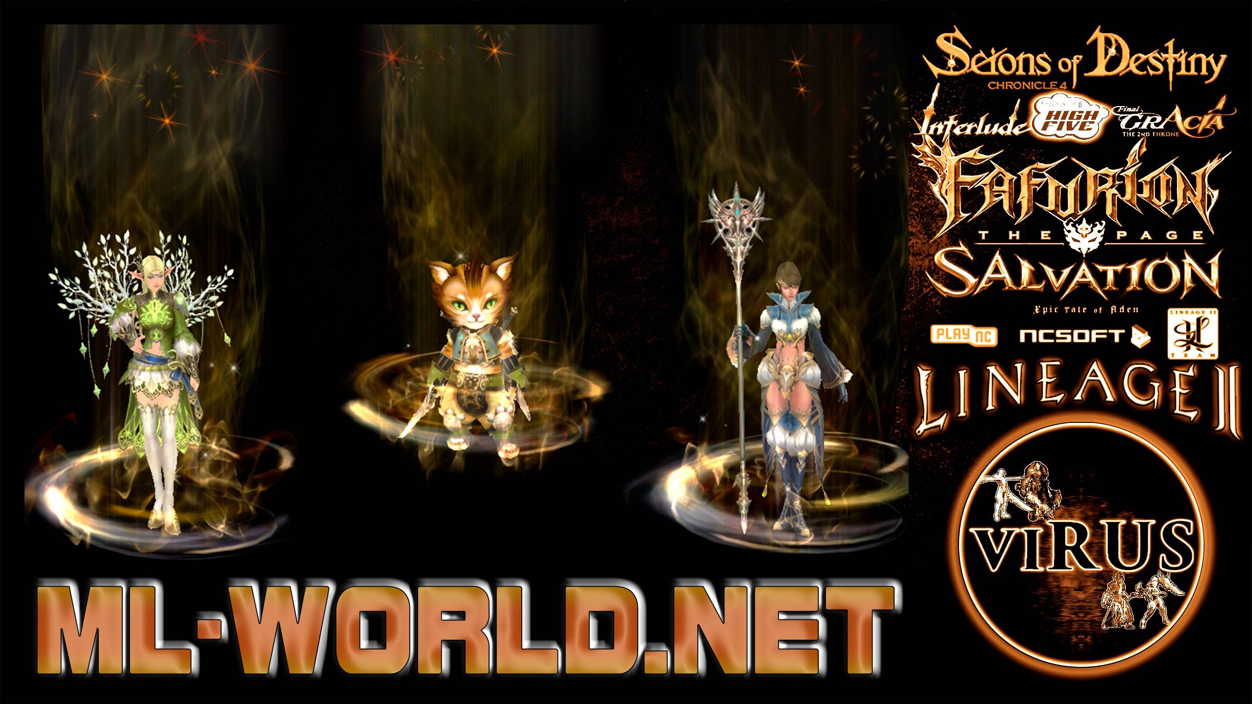 NPCs with effects for the www.Ml-World.Net server. LINEAGE II-High Five ◄√i®uS►
