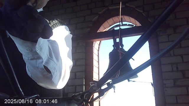 Колокольный звон к началу Божественной Литургии 16 августа 2025: завершение трезвона