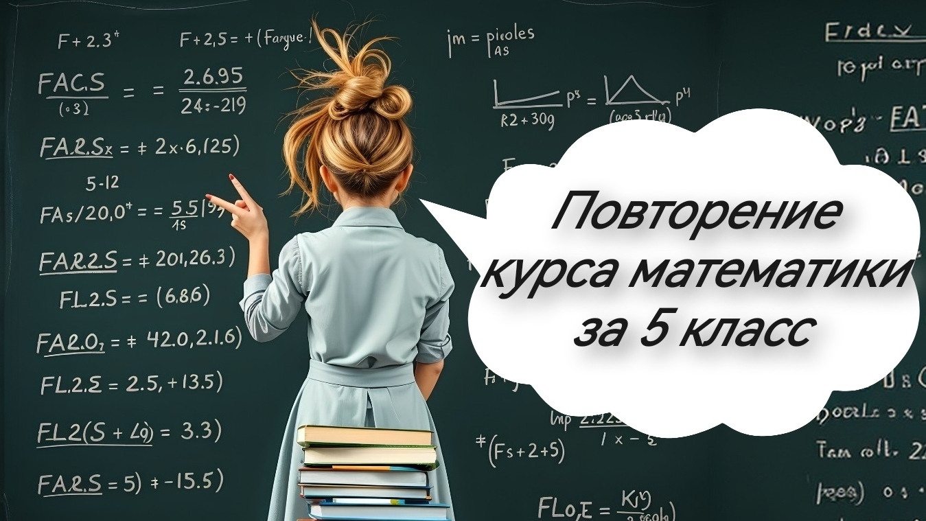 Повторение курса математики за 5 класс. Для поступающих в 6 класс