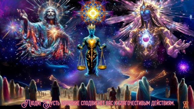 Иисус-Сын Божий и Главный из Третьих Галактических вещают для человечества.