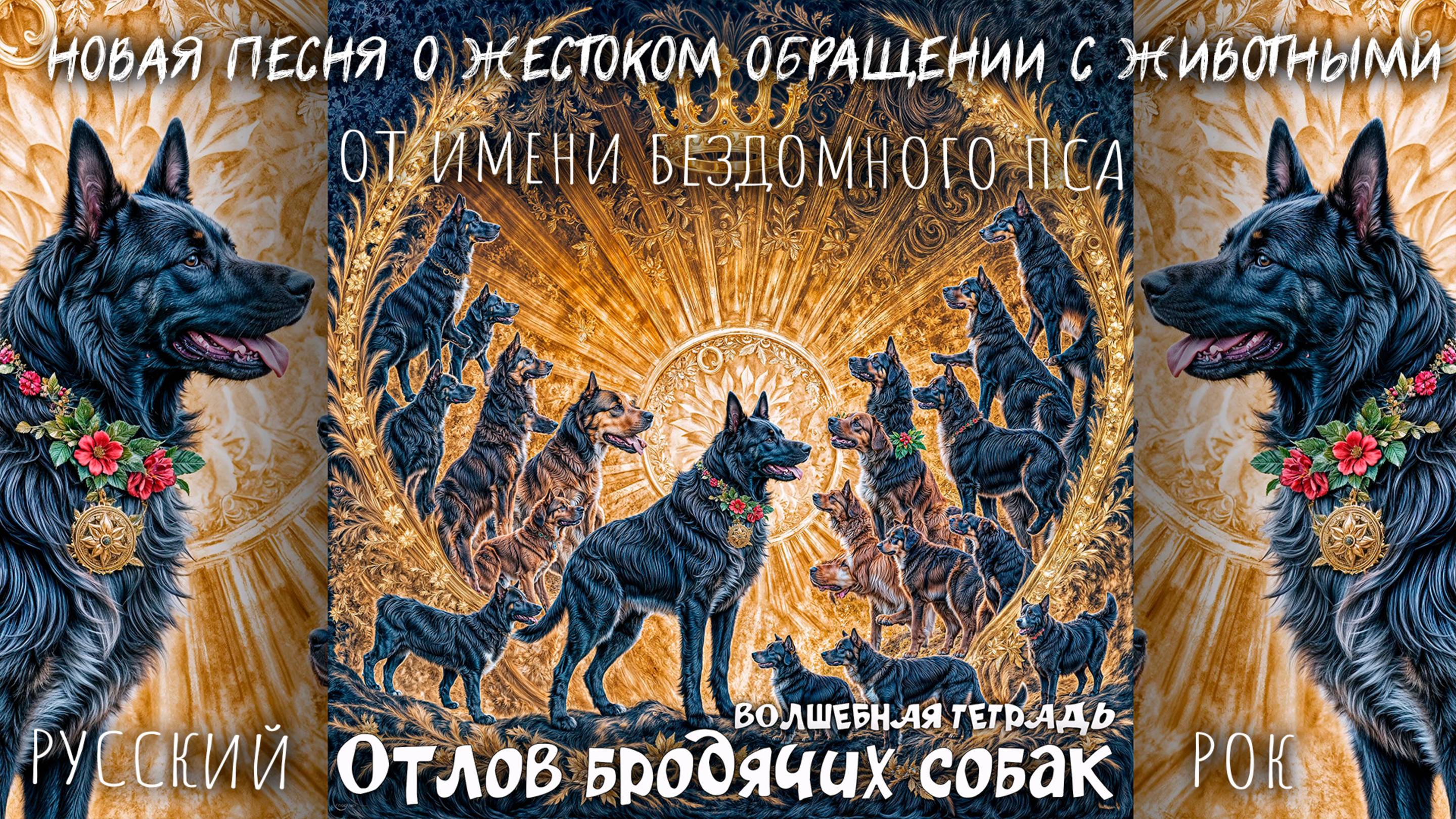 Волшебная тетрадь. "Отлов бродячих собак". Новая песня о жестоком обращении с домашними животными.