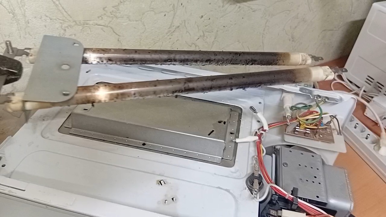 Как очистить тэн гриля микроволновки