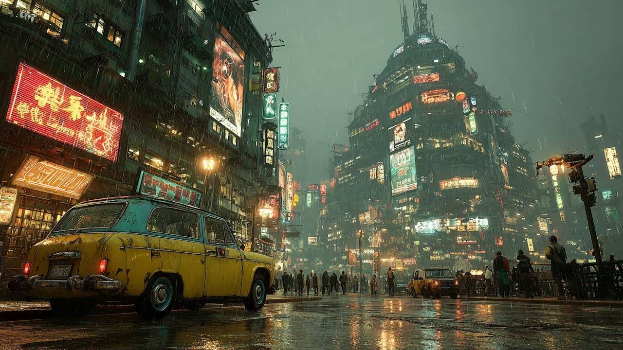 District Line / Cyberpunk Streetwalk & Ambient Flow