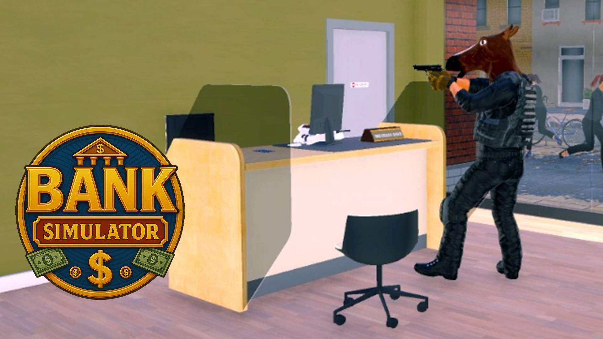 СРАЗУ ОГРАБИЛИ - Bank Simulator | #первыйвзгляд