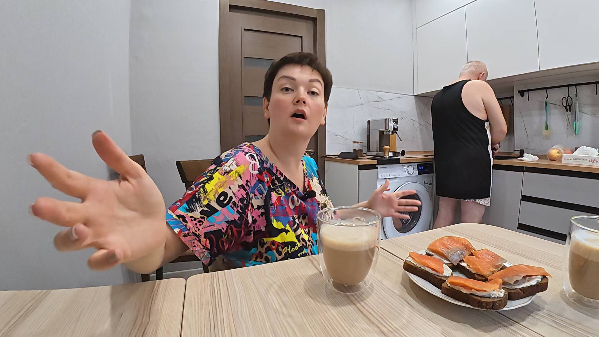 ОБНОВИЛИ кухню, пьем кофе и БОЛТАЕМ) ОТВЕТОЧКА за НАСМЕШКИ, что теперь скажите, ЗАВИСТИНИКИ? Влог