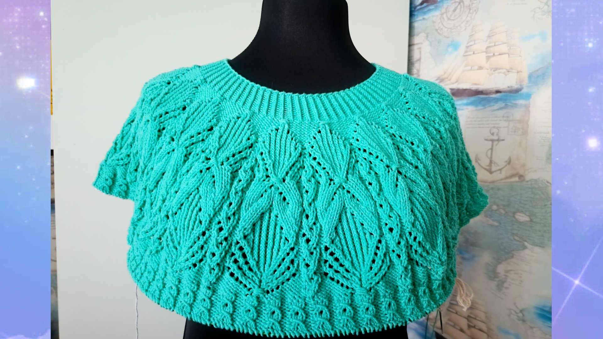 Кофточка с круглой кокеткой! Мои расчёты на перед, спинку и рукава 🧶